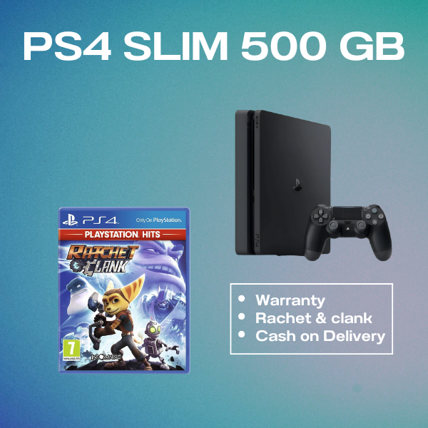 Buy PS4 SLIM 500 GB Refurbished With Extended Warranty - JVG ELECTRONICS